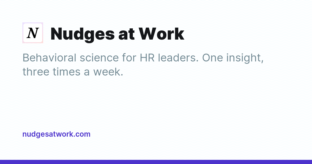 Nudges at Work - Ghost Explore